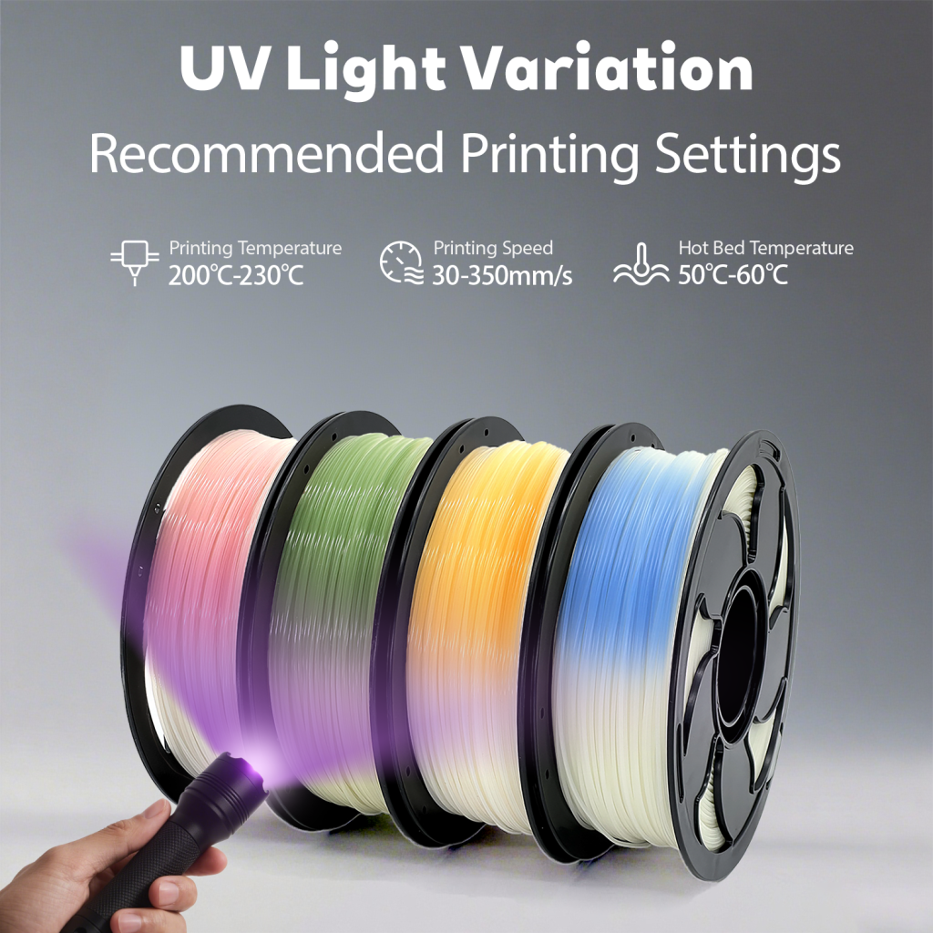 PLA UV Light Variation – Toksen3D